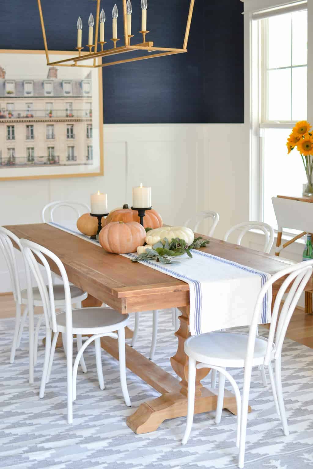 Navy Fall Decor: Fall Home Tour - Chrissy Marie Blog
