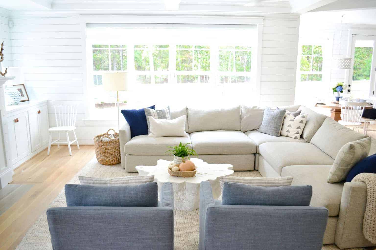 Navy Fall Decor: Fall Home Tour - Chrissy Marie Blog