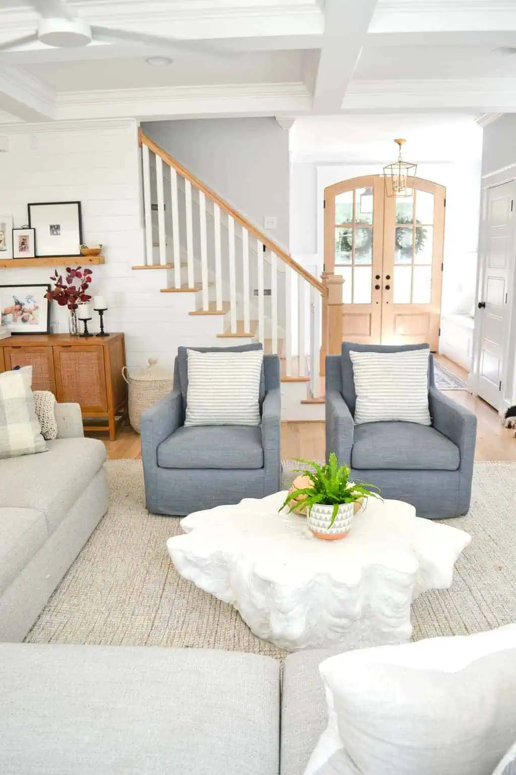 Navy Fall Decor: Fall Home Tour - Chrissy Marie Blog