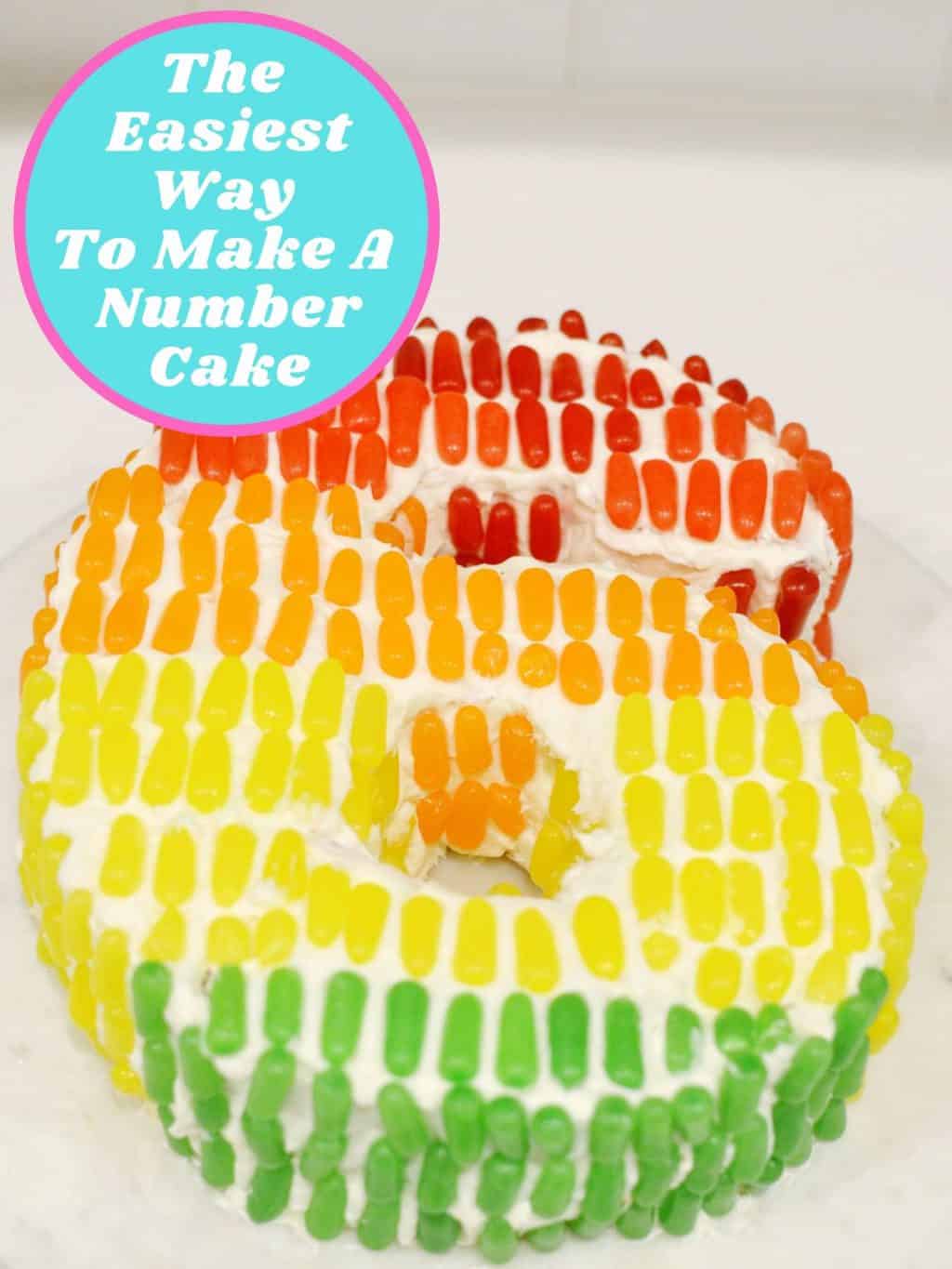 Make A Number Cake The Easy Way - Chrissy Marie Blog