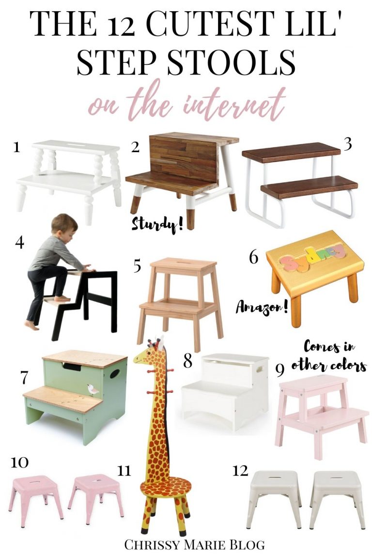 12 Of The Cutest Kids' Step Stools On The Internet - Chrissy Marie Blog