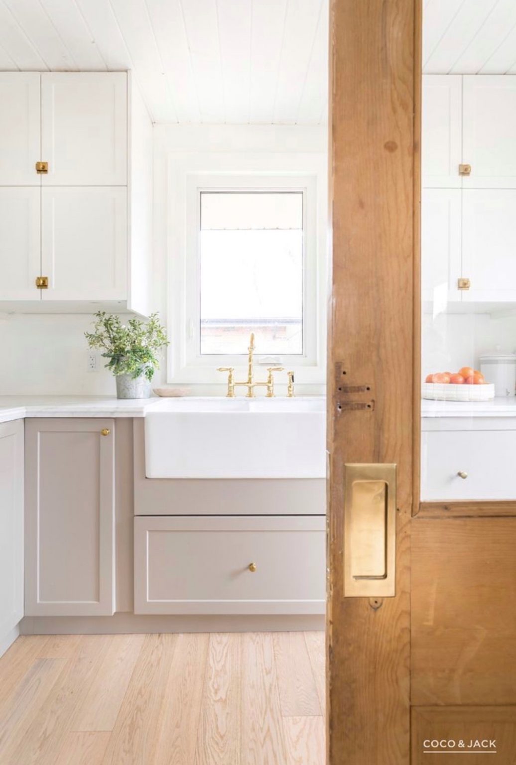 17 Gorgeous Greige Kitchen Cabinets | Chrissy Marie Blog