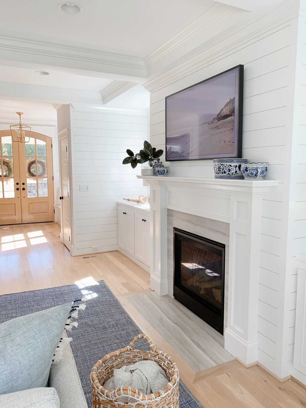 What Size Samsung Frame TV Over Your Fireplace? - Chrissy Marie Blog