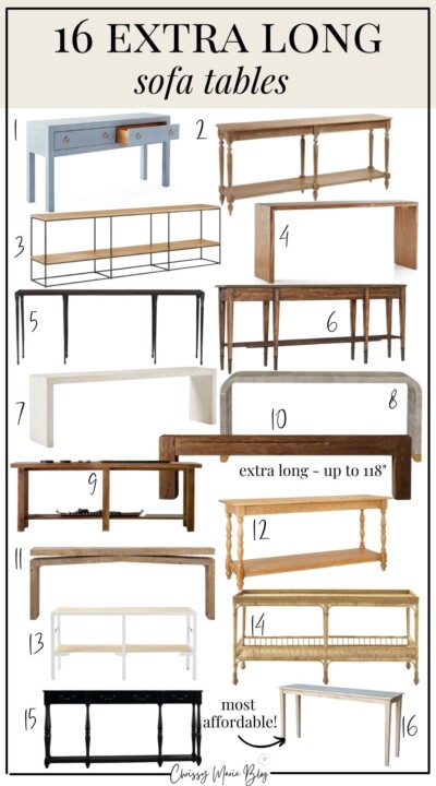 16 Long Sofa Tables To Go Behind The Couch - Chrissy Marie Blog