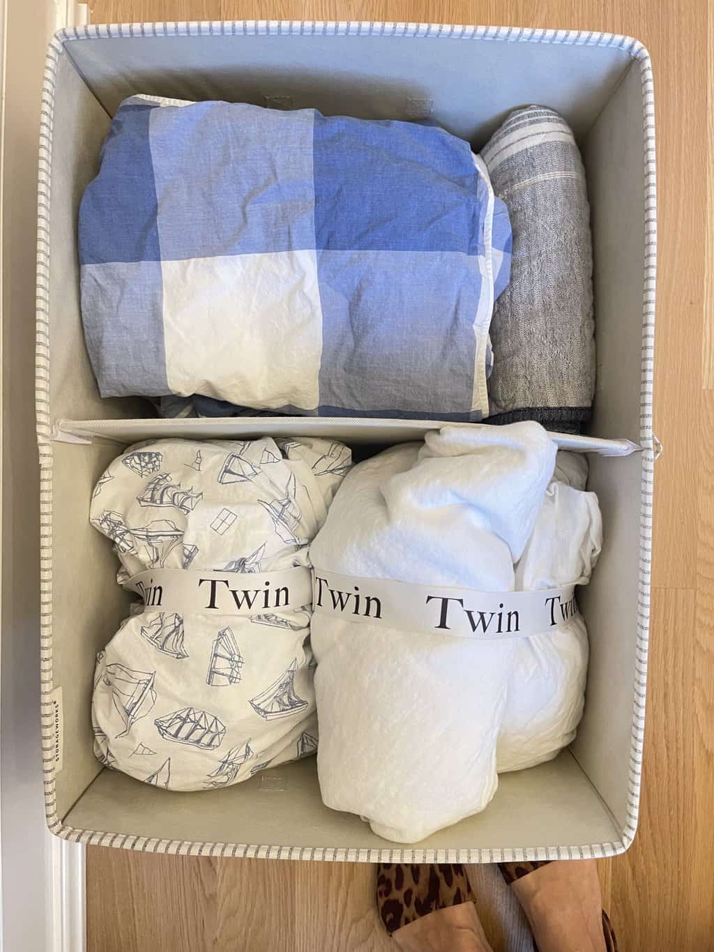 6 Best Items For Linen Closet Organization - Chrissy Marie Blog